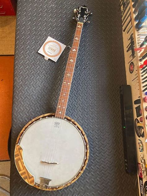 Conqueror 5 String Banjo 1970s Made In Japan Reverb