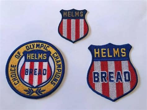 Three Helms Bakery Logo Patches Bakery Advertising 3891094740
