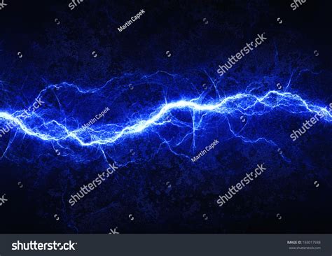 Blue Lightning Wallpaper