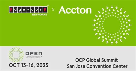 join edgecore at ocp global summit 2025 10 13 10 16 edgecore networks