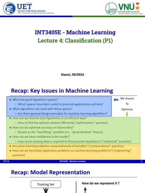 Lecture 4 Classification P1 Pdf Machine Learning Logistic Regression