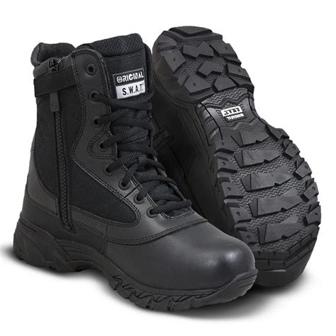 Original Swat Chase 9” Waterproof Side Zip Boot Black