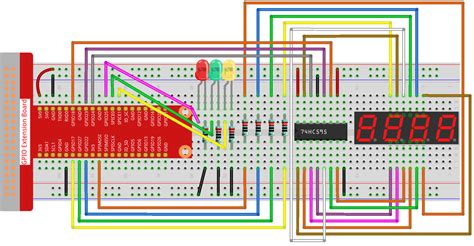 419 交通信号灯 — Sunfounder Ulimate Raphael Kit For Raspberry Pi ドキュメント