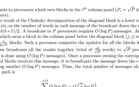 6 Scalap Acks Pxpotrf Left Block Cyclic Distribution Of The Matrix