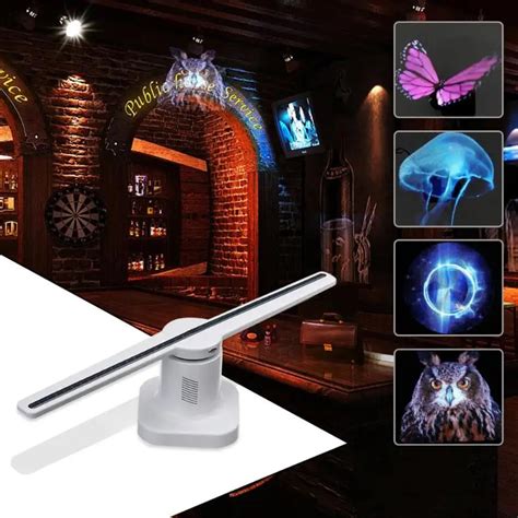 Portable Led Holographic Projector Hologram Player 3d Hologram
