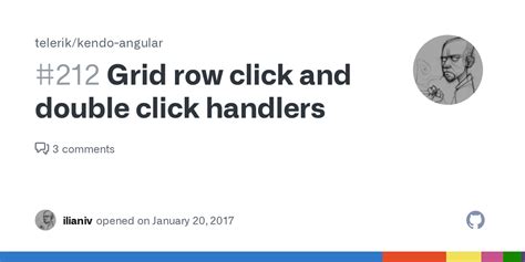Grid Row Click And Double Click Handlers Issue 212 Telerik Kendo