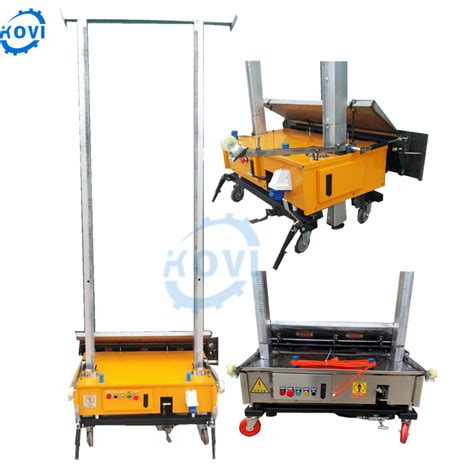 Automatic Wall Cement Sanding Plaster Plastering Machine Rendering
