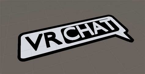 Download Vrchat Logo Free Prop Model Asset Vrcmods