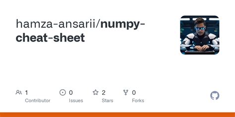 Github Hamza Ansariinumpy Cheat Sheet