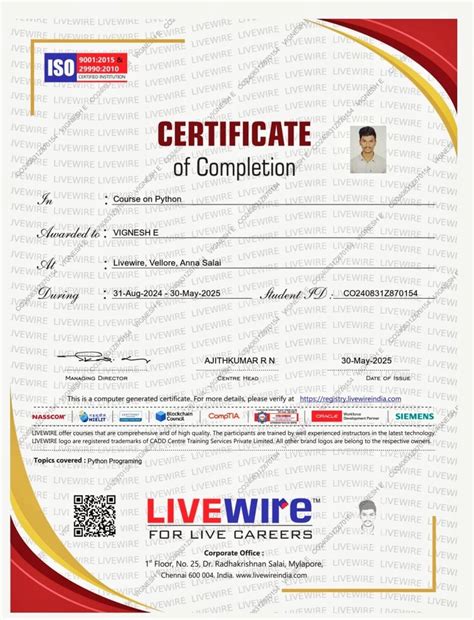 Im Glad To Share That Ive Successfully Completed The Advanced Python