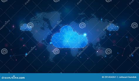 Multiple Cloud Symbol Vector Illustration 2d Cloud 3d Cloud Multi Cloud Work Connected Data