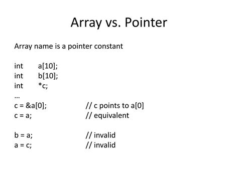 ppt arrays strings and pointers powerpoint presentation free