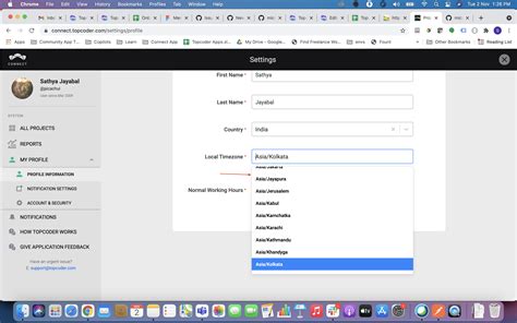 Contact Info Timezone · Issue 10 · Topcoder Platformmicro Frontends Onboarding App · Github