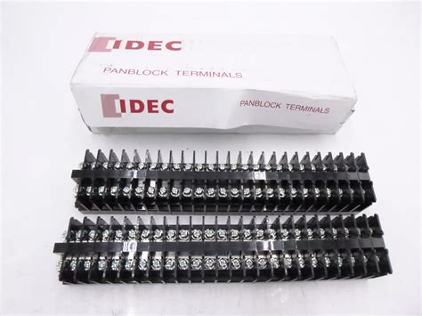Box Of 50 Idec 15mwpn50 Panblock Terminals And Contact Block Oneclick