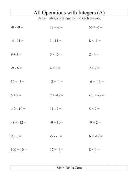 adding subtracting multiplying and dividing fractions worksheet — db