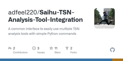 Github Adfeel220saihu Tsn Analysis Tool Integration A Common Interface To Easily Use