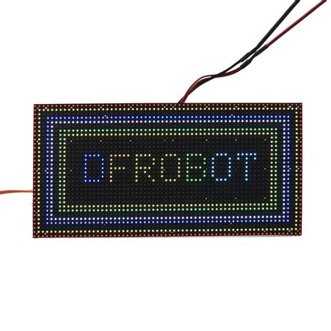 64x32 Flexible Rgb Led Matrix Panel 4mm Pitch Compatible With Raspberry