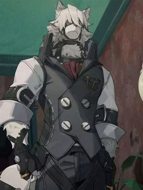 Von Lycaon Zenless Zone Zero Costume Vest Black Leather Vest Leather Vest Leather Jacket