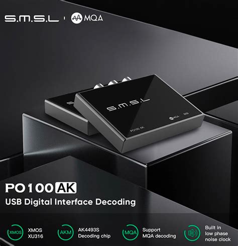 Smsl Launches Po100 Ak And Po100 Pro Usb Audio Decoding Interfaces