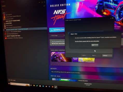 unable to install games from steam r steam