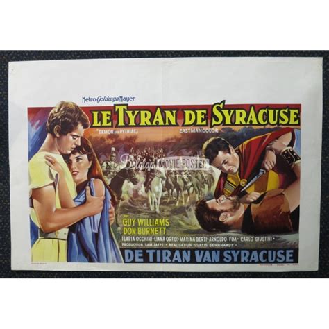 Damon And Pythias Belgian Movie Poster Store