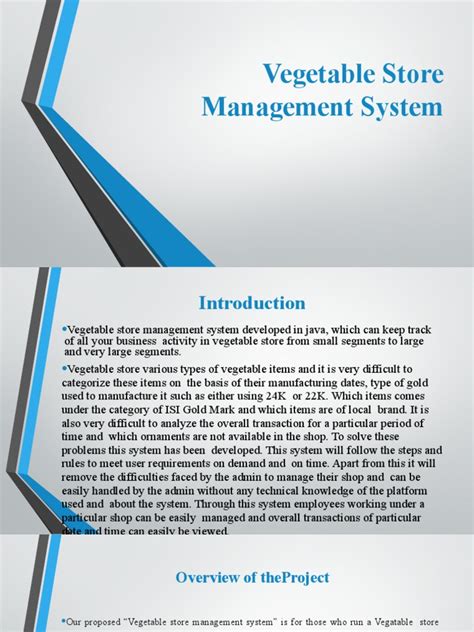 Vegetable Store Management System1 Pdf Internet And Web World Wide Web