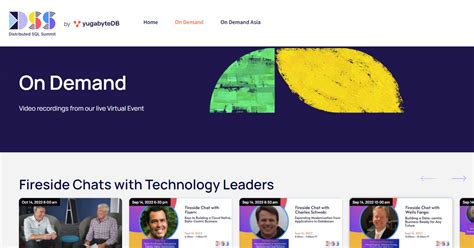 On Demand Distributed Sql Summit
