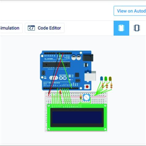 Screenshot Online Arduino Simulator Image Student Project
