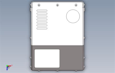 钣金箱体 Solidworks 2015 模型图纸下载 懒石网