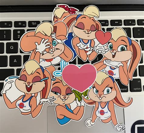 Lola Bunny Stickers Cartoon Stickers Etsy Cartoon Stickers Cute