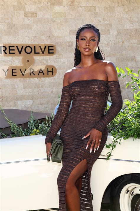Photos Lori Harvey And Revolve Celebrate The Launch Of Yevrah Swim