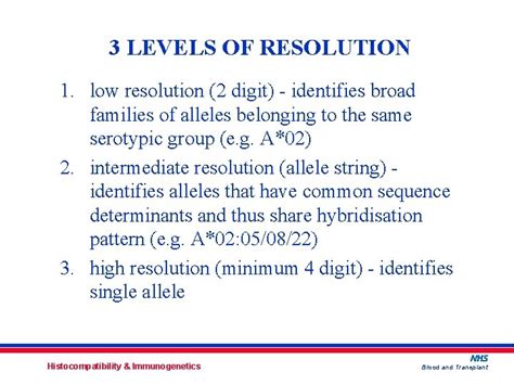 Principles Of Hla Typing Hla Matching In Hsct