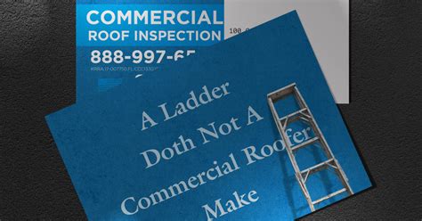 Postcard Commercial Roofing Mailers