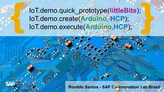 IoT On SAP HANA Cloud Platform PPT