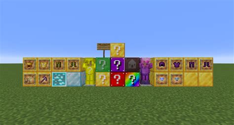 Lucky Blocks Addon Mcreator