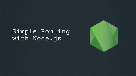 Simple Routing 2 Nodejs Youtube