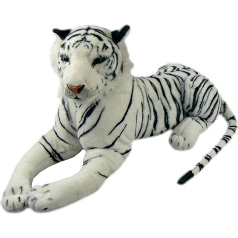 Plyšový Tygr Bílý 84cm Maxíkovy Hračky