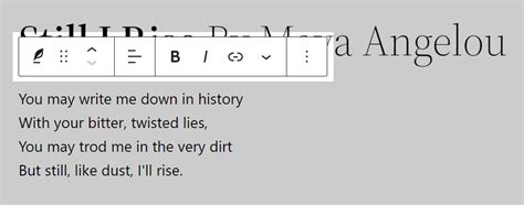 Verse Block Documentation
