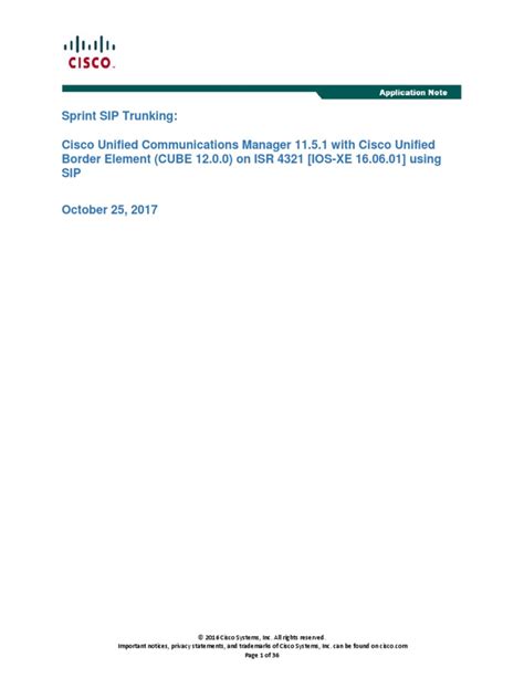 Sprint Sip Trunking Configuration Guide Pdf Session Initiation Protocol Public Switched
