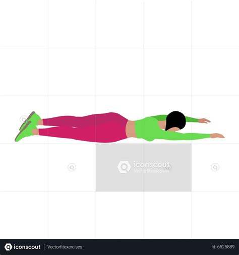Contralateral Limb Raise Exercise Girl Animation Free Download People
