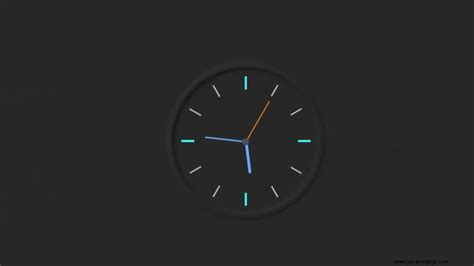 Reloj Analógico Simple Usando Html Css Y Javascript