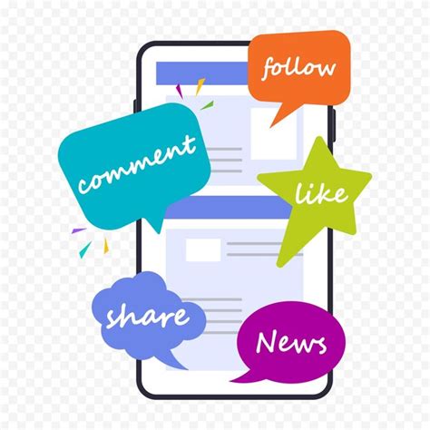 Premium Vector Concept Of Accessing Social Networks Via Smartphone