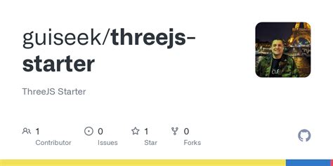 GitHub Guiseek Threejs Starter ThreeJS Starter