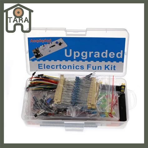 Breadboard Set Electronic Component Basic Starter Kit With Breadboard Cable Resistor