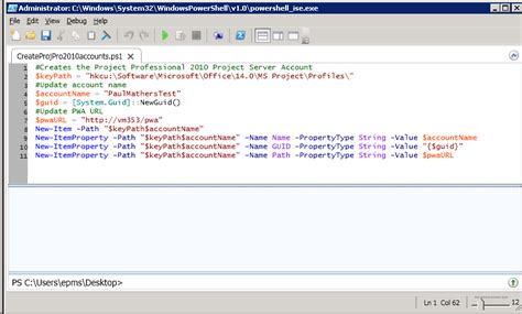 Create Projectserver 2010 Msproject 2010 Accounts With Powershell Ps2010 Sp2010 Msoffice