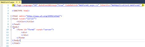 getting an error on first line of all my aspx pages even when