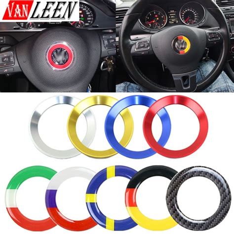 แต่งรถกล่องใส่แหวนพวงมาลัยสำหรับ Vw Passat B6 B5 B7 B8 B9 Cc Golf 5 7 6