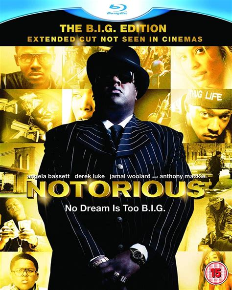 Notorious [blu Ray] Uk Angela Bassett Anthony Mackie