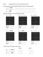 Graphing Square Root Cube And Cube Root Functions Changes Course