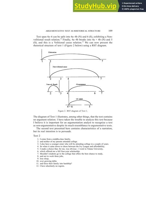 Argumentative Text As Rhetorical Structure An Application Of Rhetorical